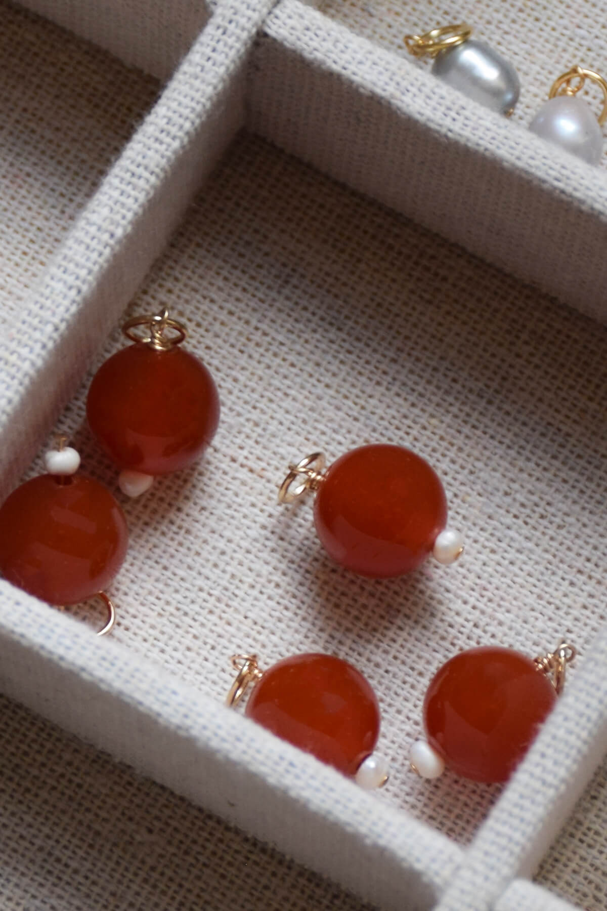 Pendentif Cornaline Rouge